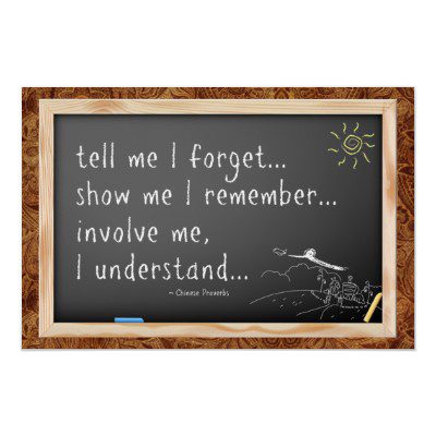 Tell Me Show Me Involve Me