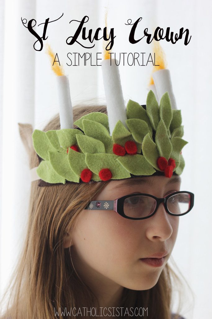 Saint Lucy Crown –A Simple Tutorial– » Catholic Sistas