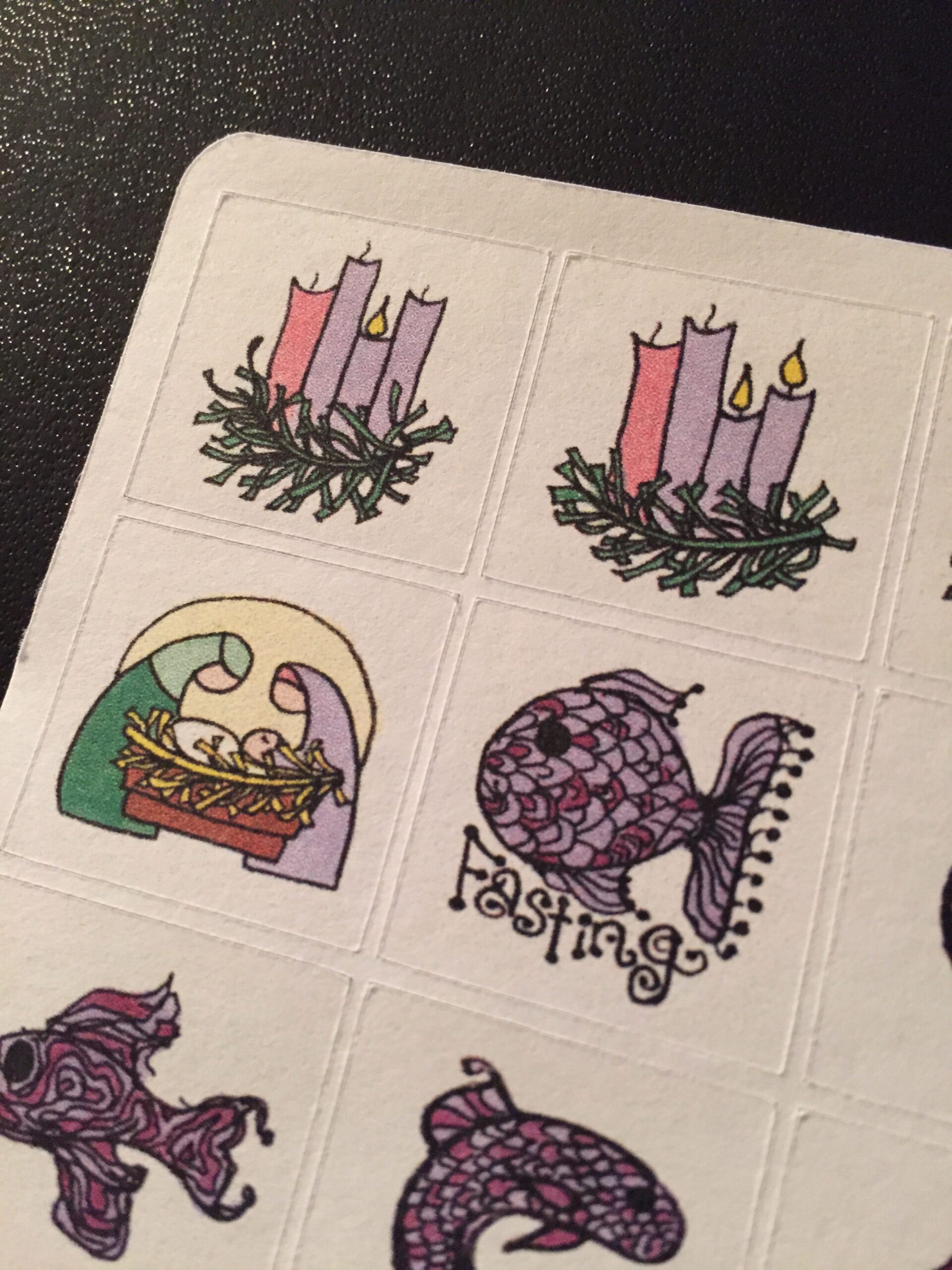 Holy Hearts + A Novena stickers