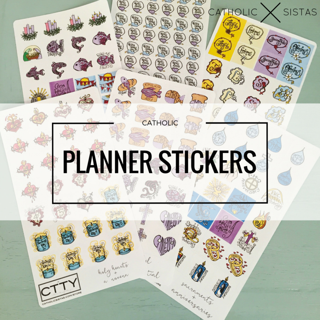 Catholic Planner Stickers