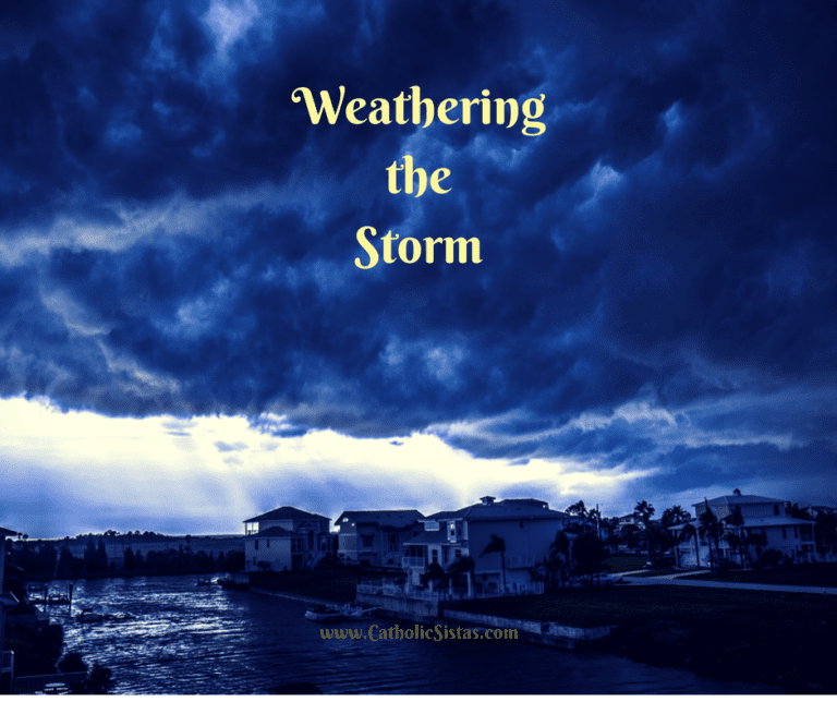 Weathering the Storm » Catholic Sistas