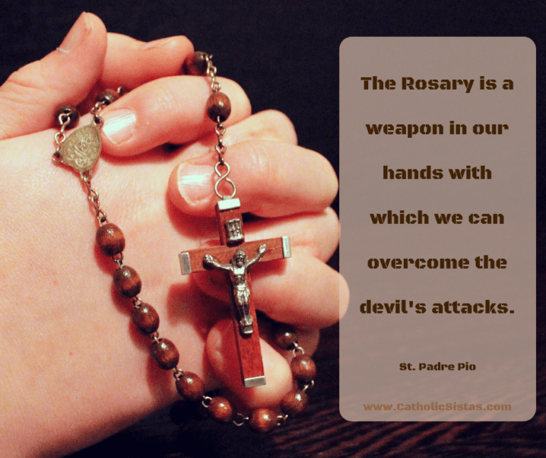 The Obstacle… the Desire… the Rosary » Catholic Sistas