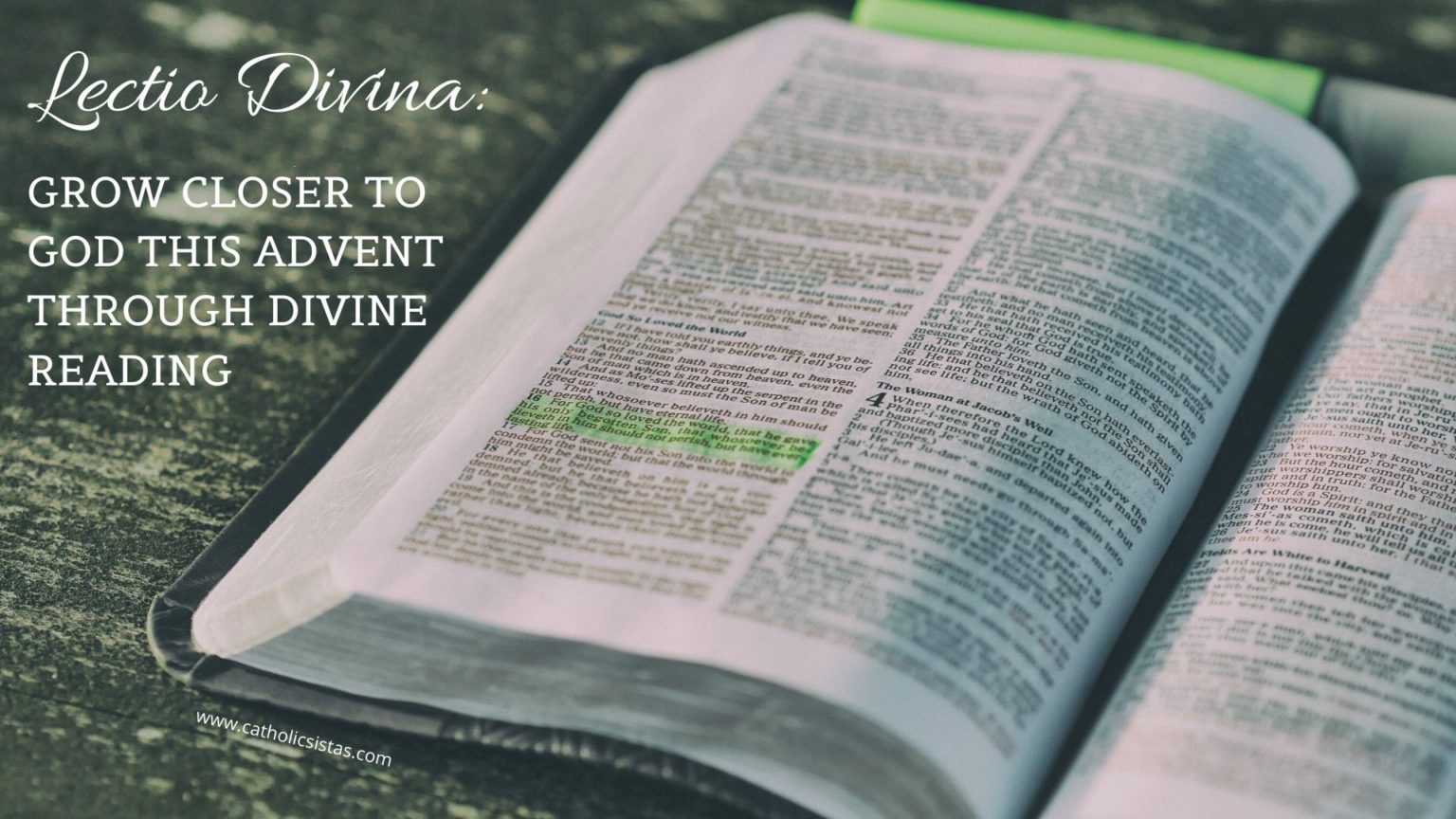 Lectio Divina: Grow Closer to God This Advent Through Divine Reading ...