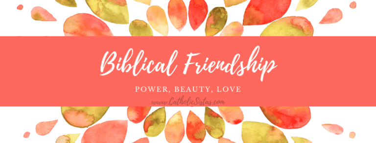 Biblical Friendship - Catholic Sistas