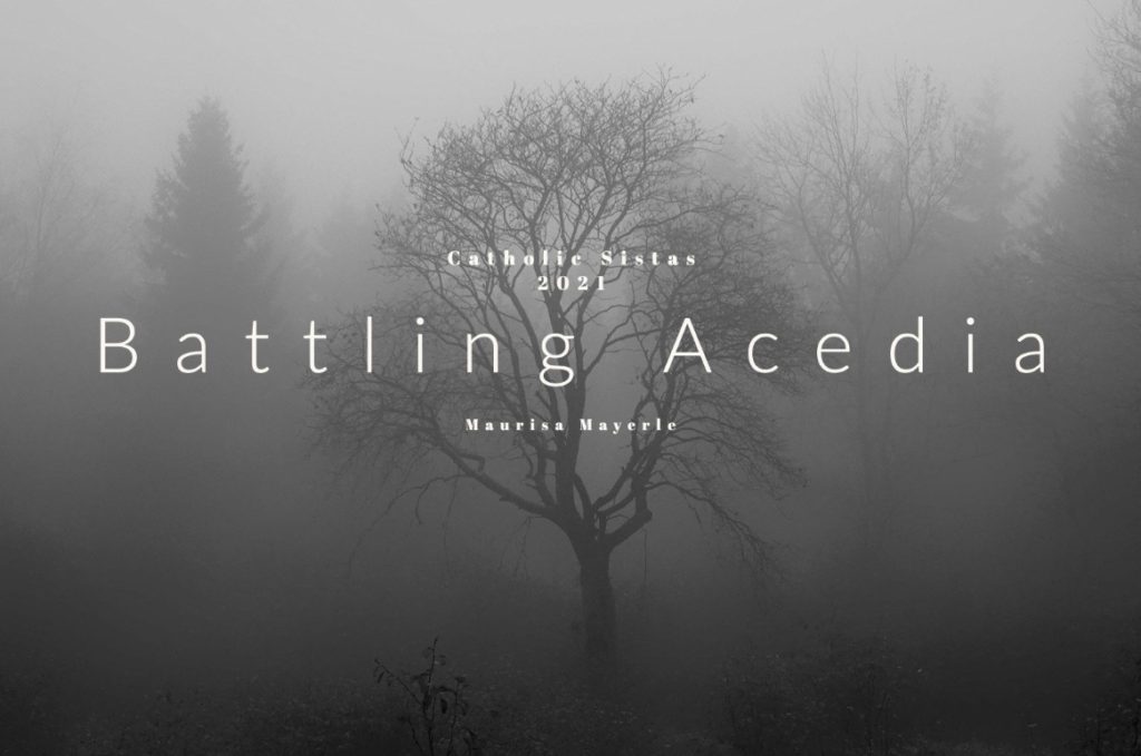 Battling Acedia – Catholic Sistas